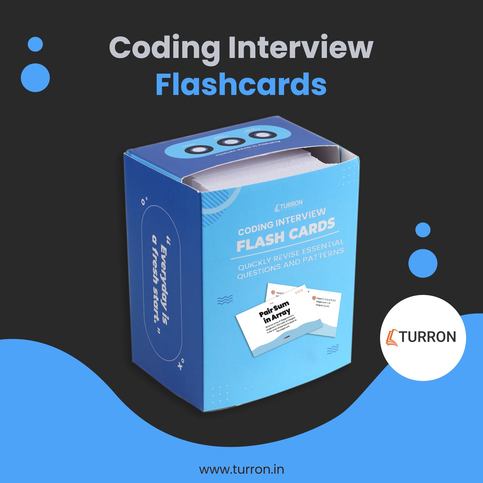Coding Interview Flashcards – Turron