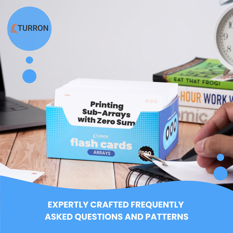 Coding Interview Flashcards – Turron